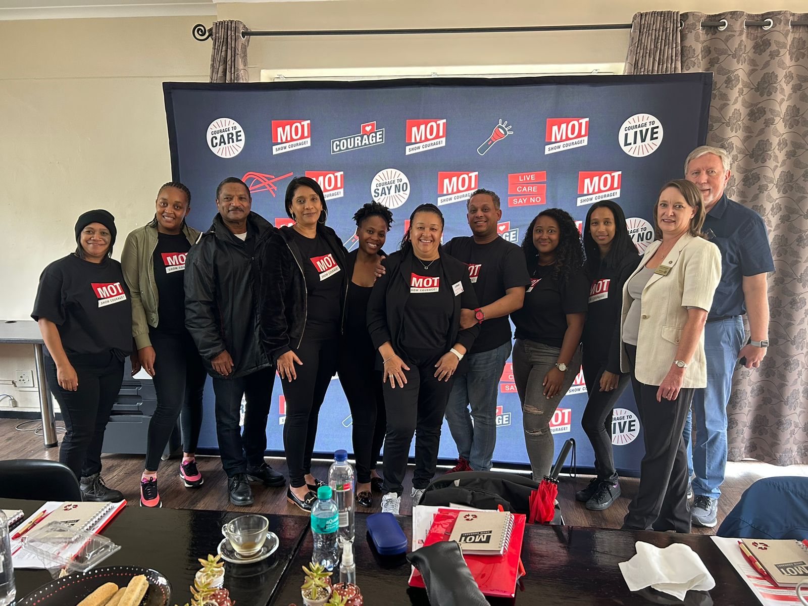 MOT refresher and Courage to care project in South Africa - MOT strenghtens youth's robustness ...